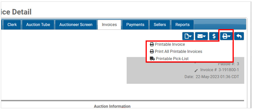 Invoices – Wavebid