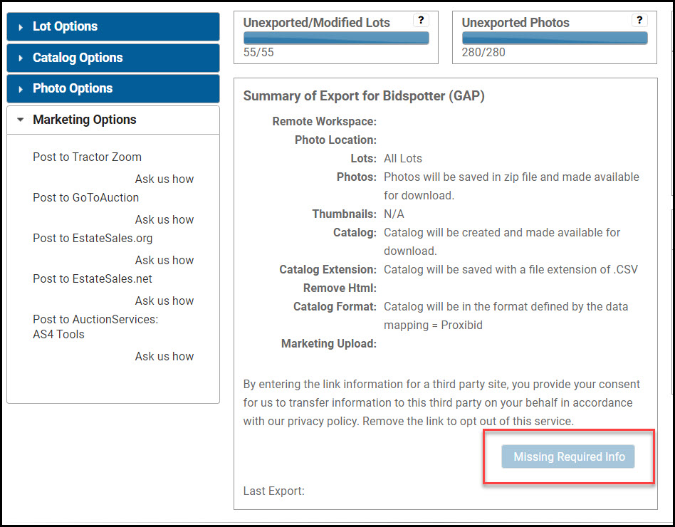 BidSpotter Integration – Wavebid