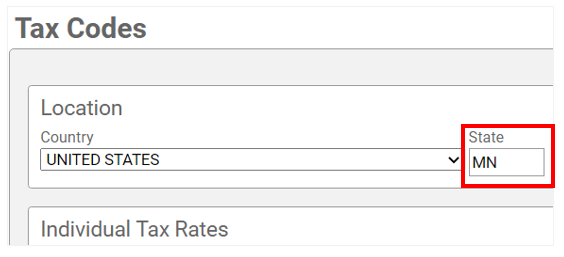 Creating Tax Codes – Wavebid