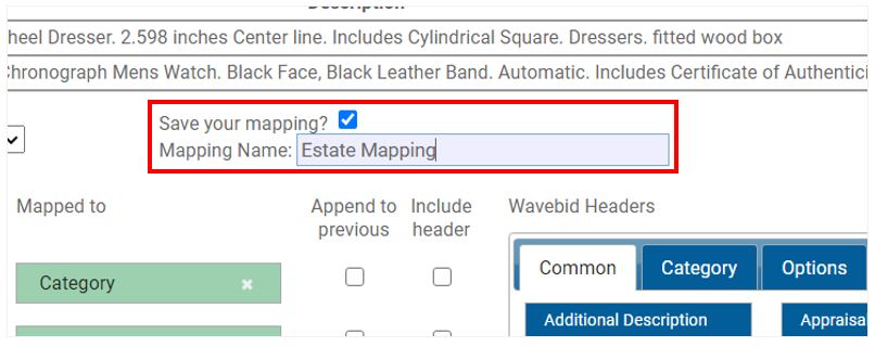 Importing Catalogs – Wavebid