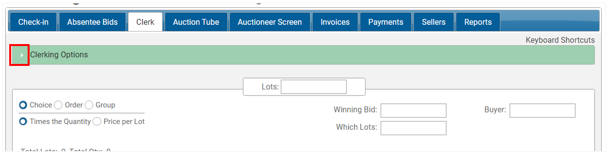 Clerking – Wavebid