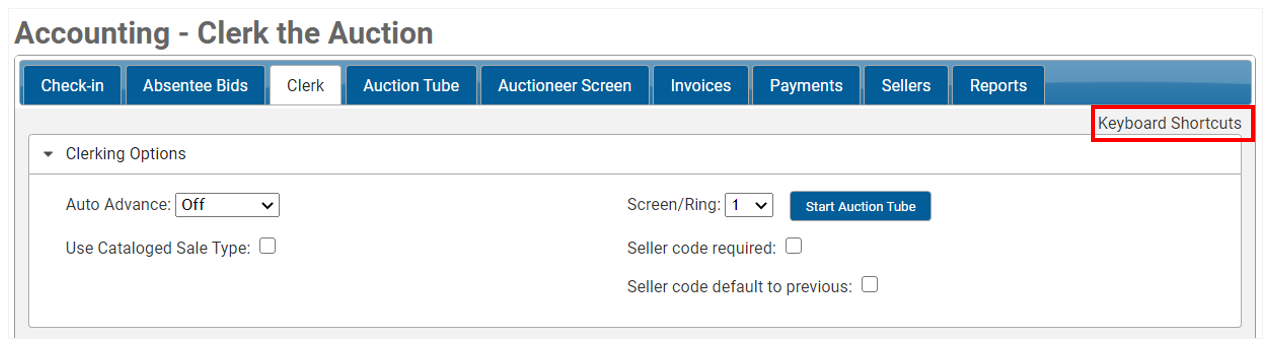 Clerking – Wavebid