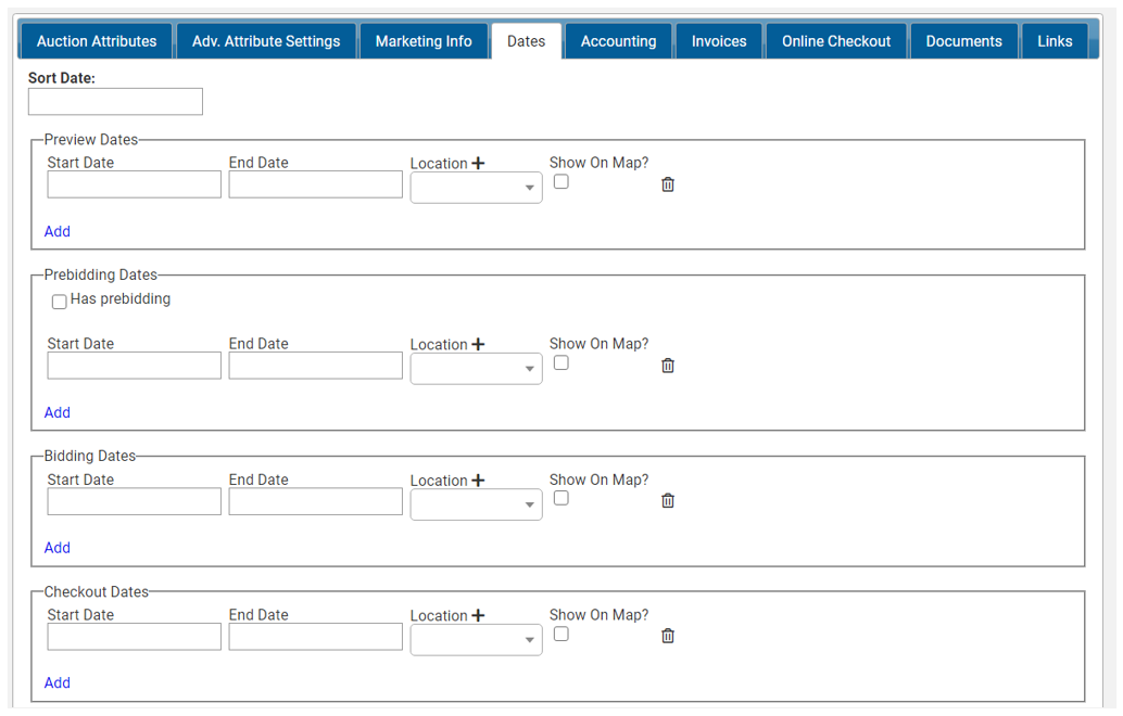 Auction Settings – Wavebid