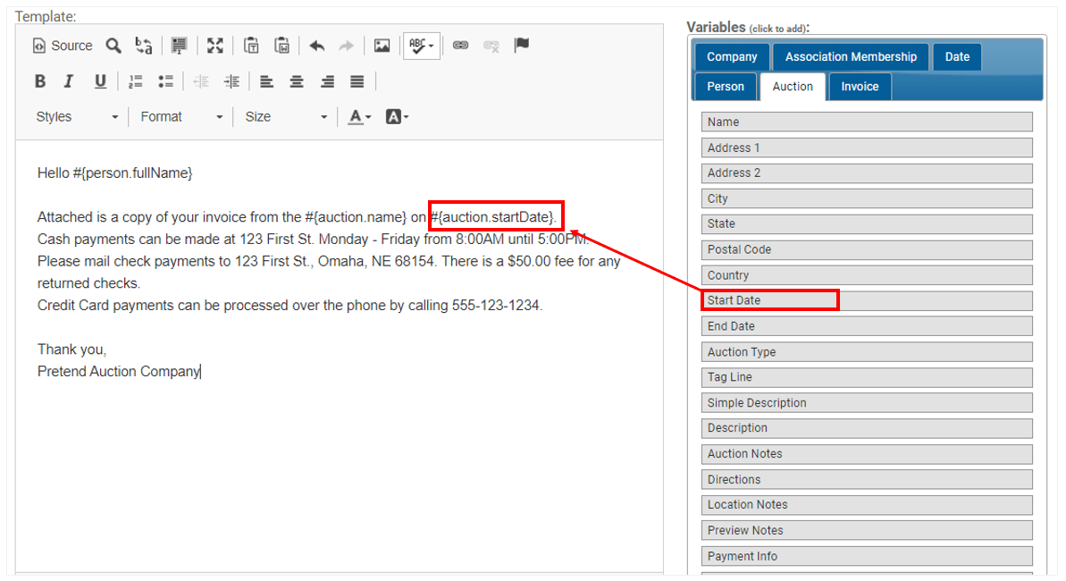 Emailing Invoices – Wavebid