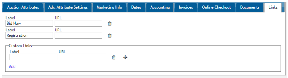 Auction Settings – Wavebid