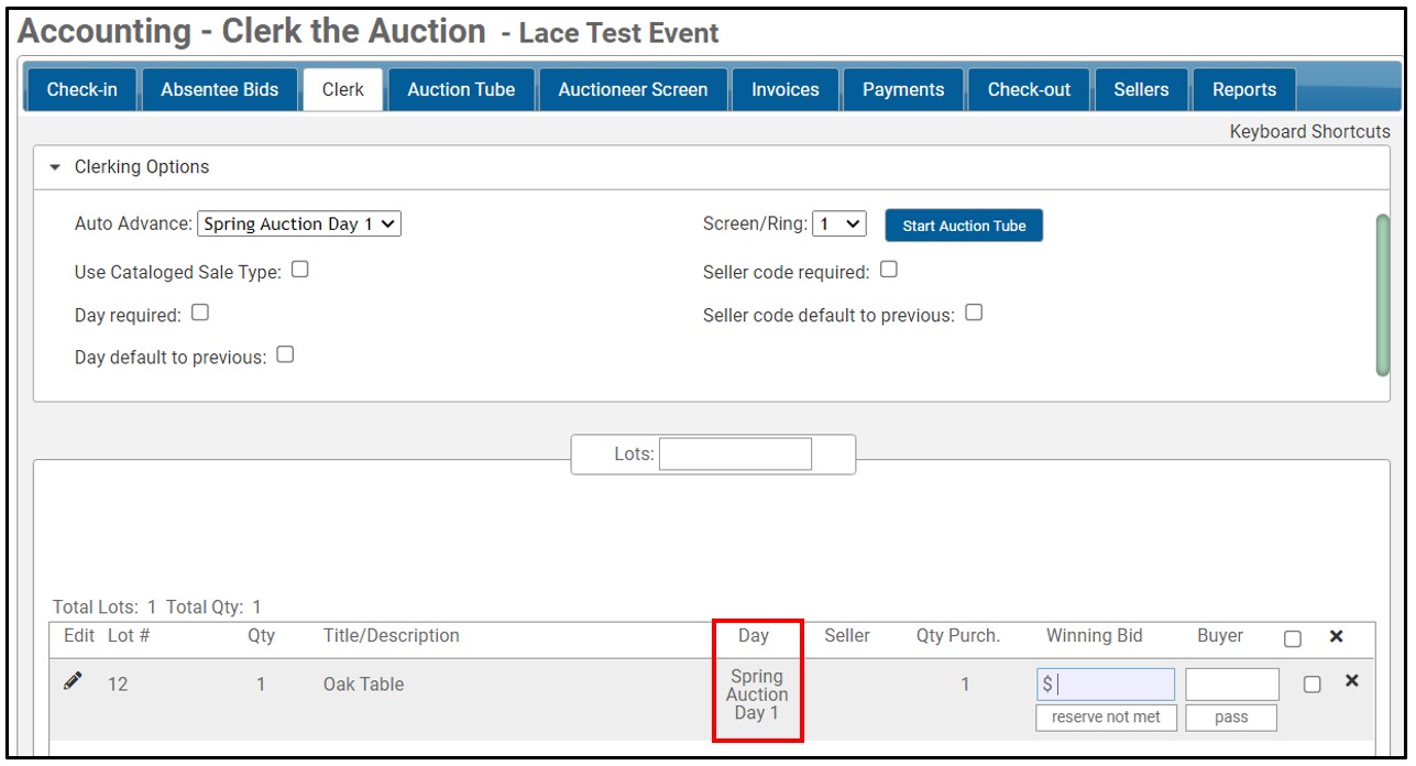 Multi-Day/Multi-Ring Events – Wavebid