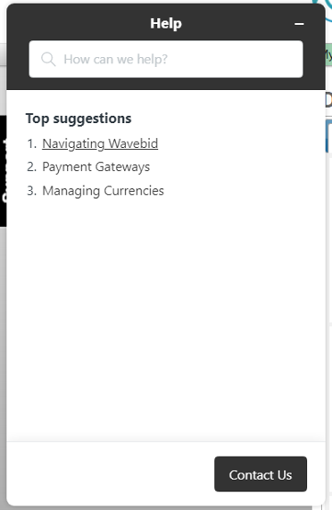 Navigating Wavebid – Wavebid